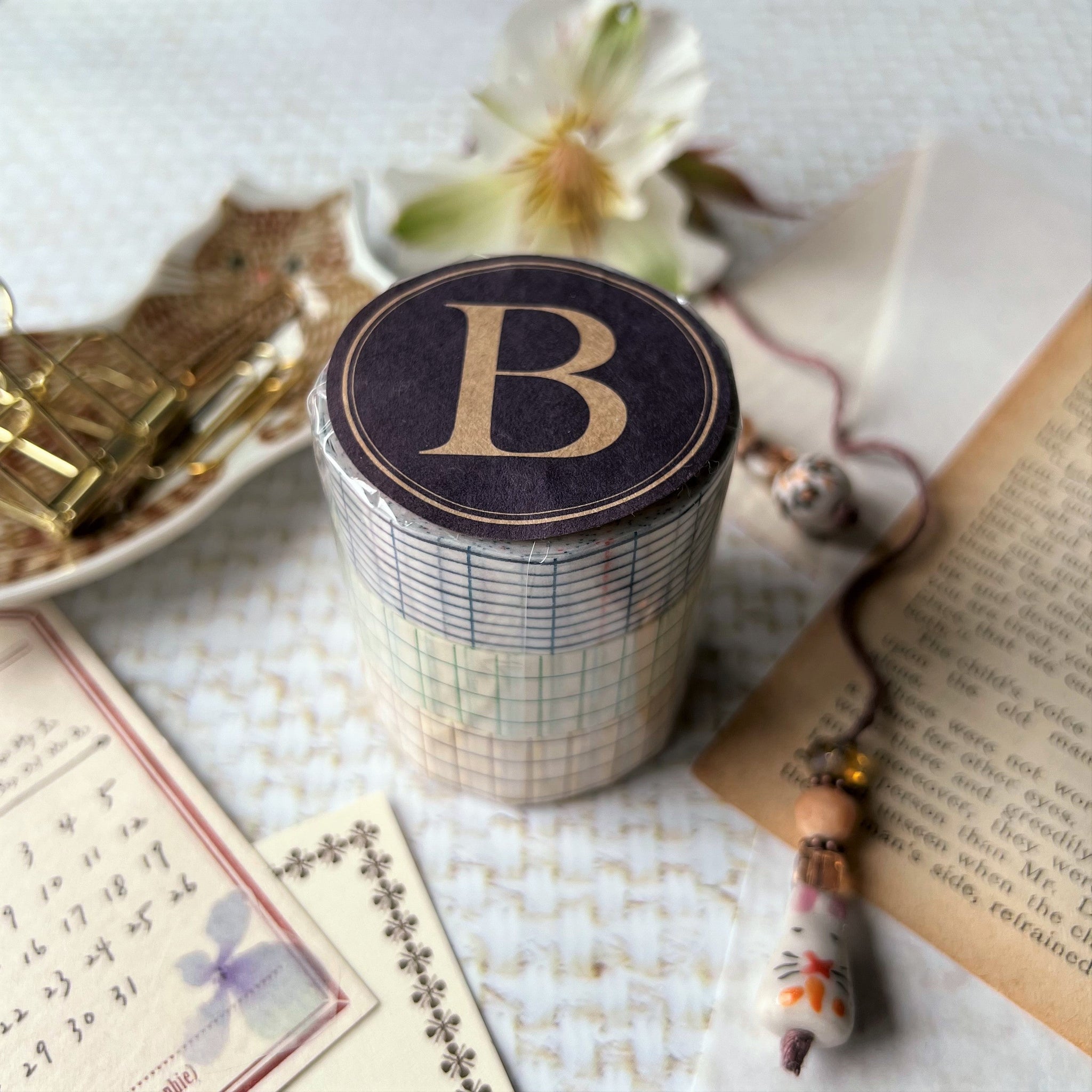 Classiky Grid Masking Tape 18 mm Set | Stylo Monde